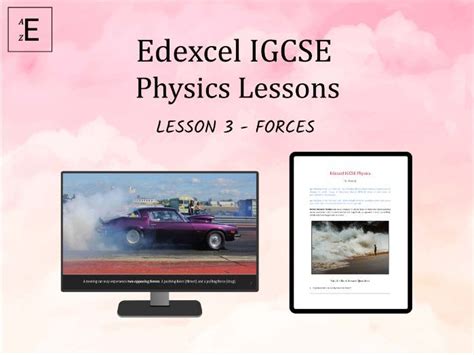 Edexcel IGCSE Physics Lesson Forces Teaching Resources