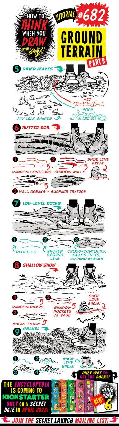 How To Draw Ground Terrain LEARNUARY Day Five
