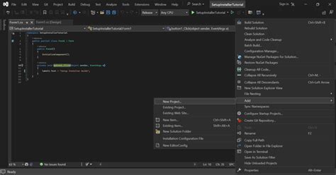How To Create An Installer For A Winforms Application Using Visual