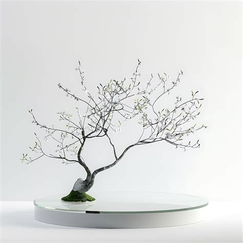 Premium Photo Circular Plexiglass Product Stand With Matte Finish