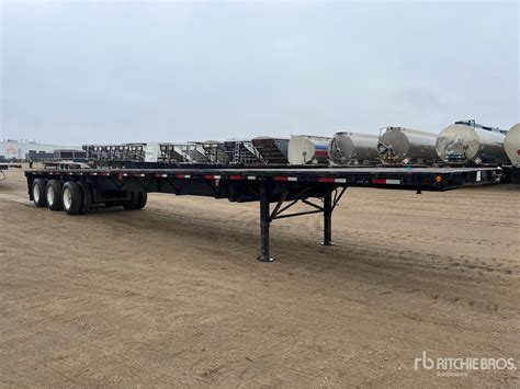 2000 Great Dane Tria 53 Ft 75 Ft Extendable Trombone Flatbed Trailer