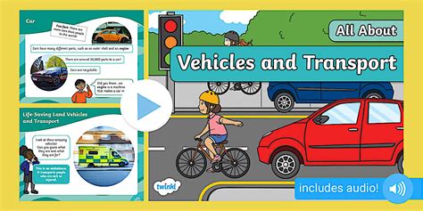 All About Vehicles And Transport Powerpoint Twinkl