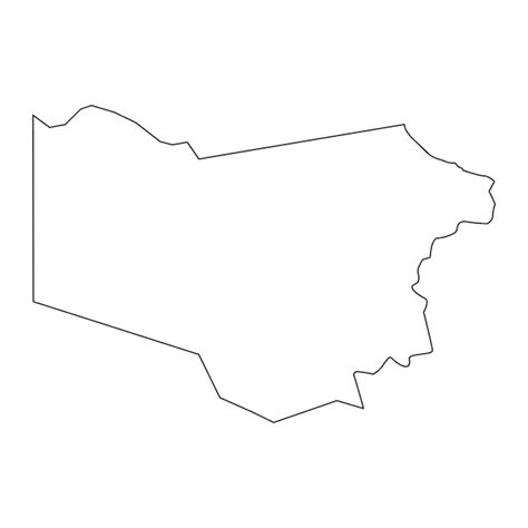 Província De Enga Mapa Divisão Administrativa De Papua Nova Guiné Ilustração Vetorial Vetor