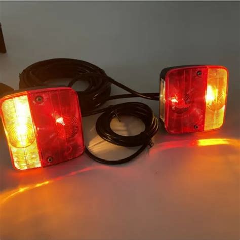 Truck Trailer Taillight Plug Cable Rear Waterproof Truck Led Lorry Tail