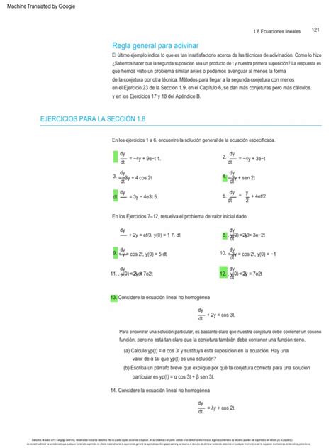 Lucky Guess And Integrating Factor Pdf Ecuaciones Matemática Elemental