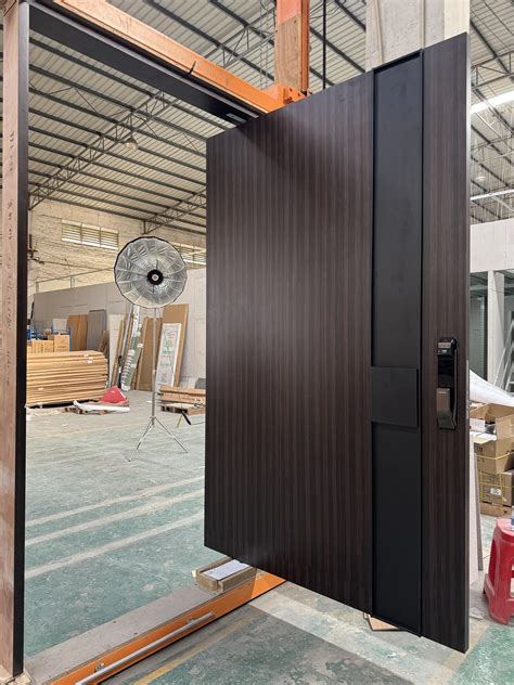 Luxury American Design White Modern Door Windproof Bullet Proof