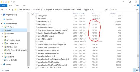 Legend Is There Some Predefined Colour Mapping To Download Trimble