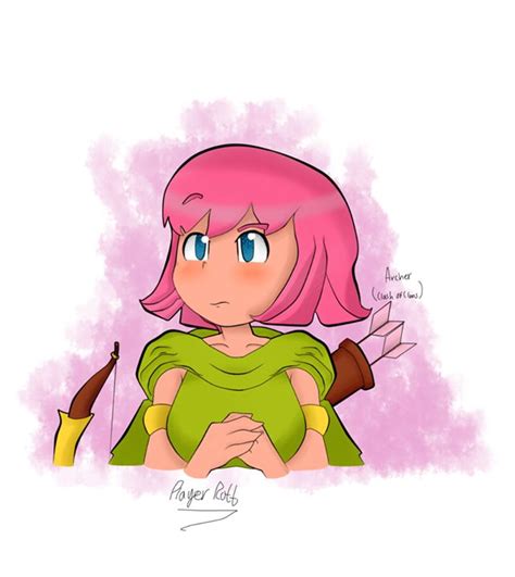 Fan Art Archer Clash Of Clans By Playerrott Clashroyale Clashershq