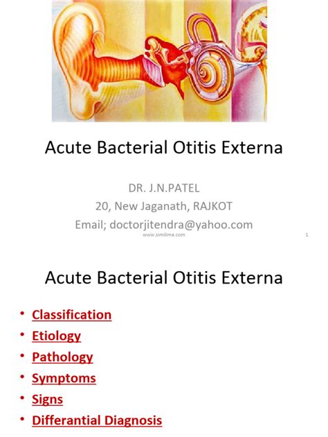 Bacterial Otitis Externa Pdf