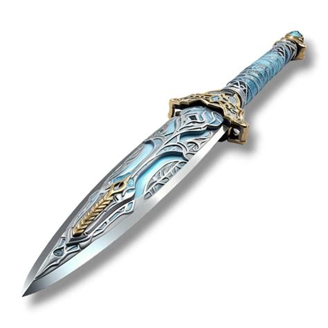 Premium Ai Image A Knif That Is Sitting On Top Of A White Background