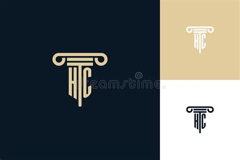 HC Monogram Initials Design Logo Lawyer Logo Design Ideas Stock Vector Illustration Of Firm