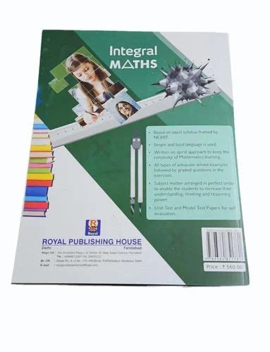 Class 6 Integral Maths Book At Rs 540 मैथमैटिकल किताबें In Faridabad