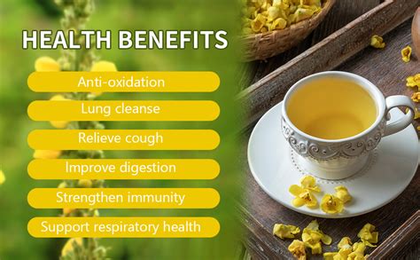 Mullein Leaf Tea Mullein Tea Bags For Lung Cleanse