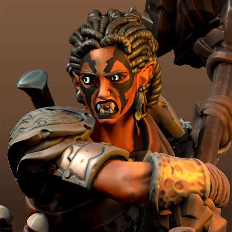 Orc War Chieftess R Heroforgeminis