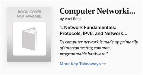 Computer Networking Beginners Guide Summary Quotes Audio