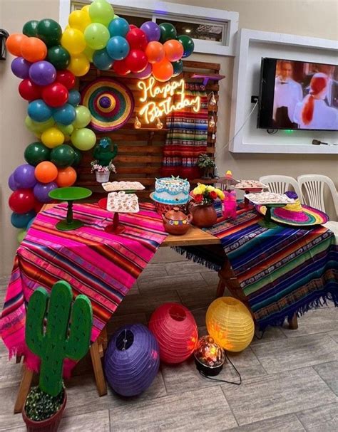 Decoración Fiesta Mexicana En 2025 Decoracion Fiesta Mexicana