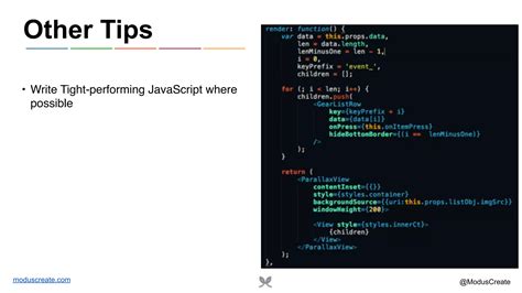 optimizing react native views for pre animation ppt