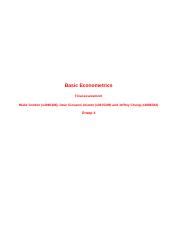 Understanding Economic Indicators in Econometrics | Course Hero