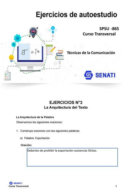 Avanze Tyc Tecnnicas De La Communication Ejercicios N° La