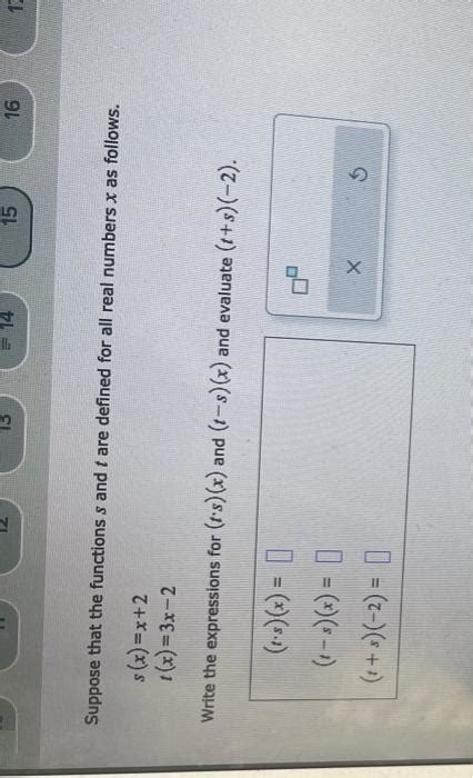solved suppose that the functions s and t are defined for
