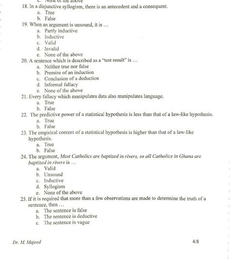 Solved E Nu Ui The Above 18 In A Disjunctive Syllogism