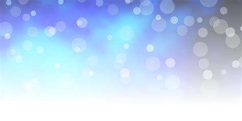 Dark Blue Vector Texture With Circles Illustration With Set Of Shining Colorful Abstract Spheres