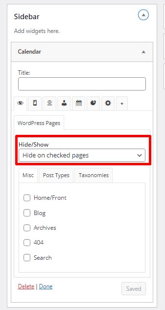 How to Show Widgets on Specific Pages in WordPress - CodeAstrology