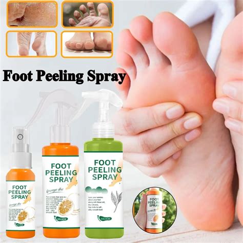 발 필링 스프레이 천연 오렌지 에센스 페디큐어 손 각질 제거 마스크 미백 아기 발 관리 도구 일본 화장품 Aliexpress