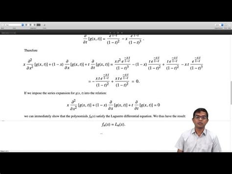 Free Video Laguerre Polynomials Generating Function And Three Term