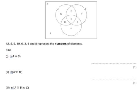 Sets And Venn Diagrams Test Bank Of Exam Questions With Answers