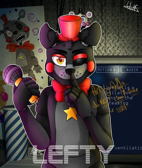 Sshh ~lefty By Wolfa Demon666 On Deviantart Fnaf Anime Fnaf
