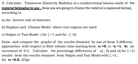 2 Calculate Transverse Elasticity Modulus Of A Chegg Com