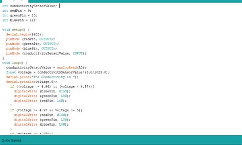 coding question for water conductivity sensor programming arduino forum