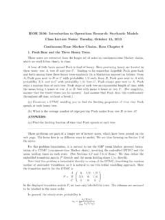 IEOR 3106 Introduction To Operations Research Ieor 3106