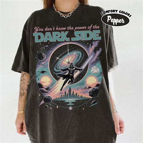 Retro Comfort Colors Darth Vader Dark Side Shirt Iconic Star Wars
