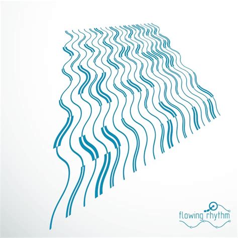 Premium Vector Vector Cybernetic Background Chaotic Abstract Lines Illustration