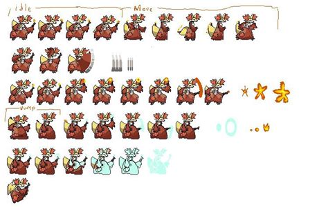 Delphox Sprite Sheet By Me Pokémon Amino