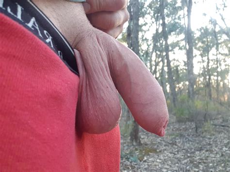 Uncut Australian Dick Out In The Bush