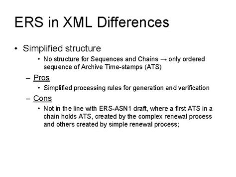 Ers To Xml Introduction To Ers Syntax In