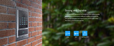 I64 Fanvil Sip Video Intercom Keypad Rfid