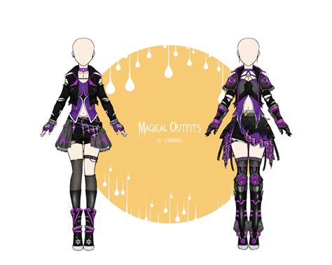 Outfit Commission Magical Girl 5 By Lomenel On Deviantart