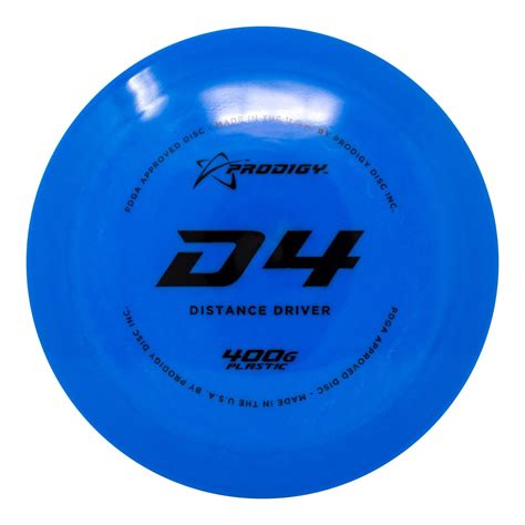 Shop Prodigy Disc D4 Distance Driver 400g Plastic Prodigy Us Test