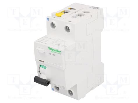 A9Z20216 SCHNEIDER ELECTRIC - RCD breaker | Inom: 16A; Ires: 10mA ...
