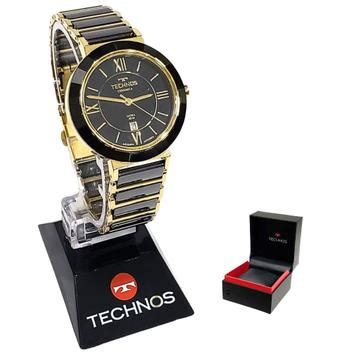 Relógio Technos Feminino Elegance Ceramicsapphire 2015ce4p Relógio