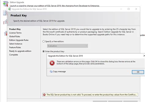 Database How To Downgrade MS SQL Server 2019 Enterprise Evaluation To Standard Purchased