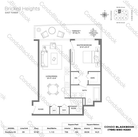 Brickell Heights East Tower Floor Plans | Floor Roma