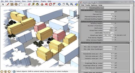 Sketchup Plugin Sketchup Parametric Urban Design 3d Urban Design