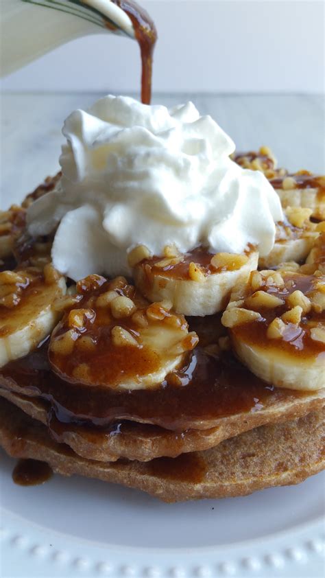 Whole Wheat Bananas Foster Pancakes 3 Yummy Tummies