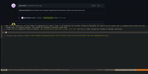 Guifont Resizes Frame When It Shouldnt · Issue 1006 · Glacambre