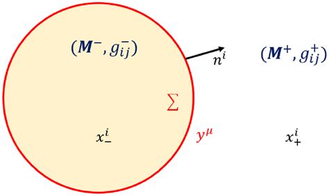 In This Schematic Representation A Spherical Hyper Surface